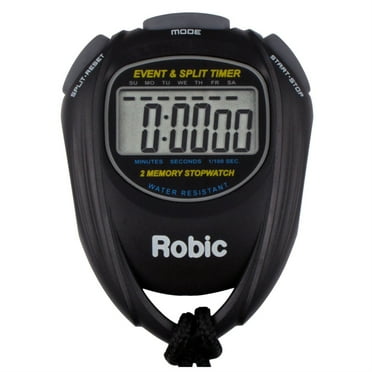 Robic Silver 2.0 Twin Lap/Split Countdown Timer - Walmart.com
