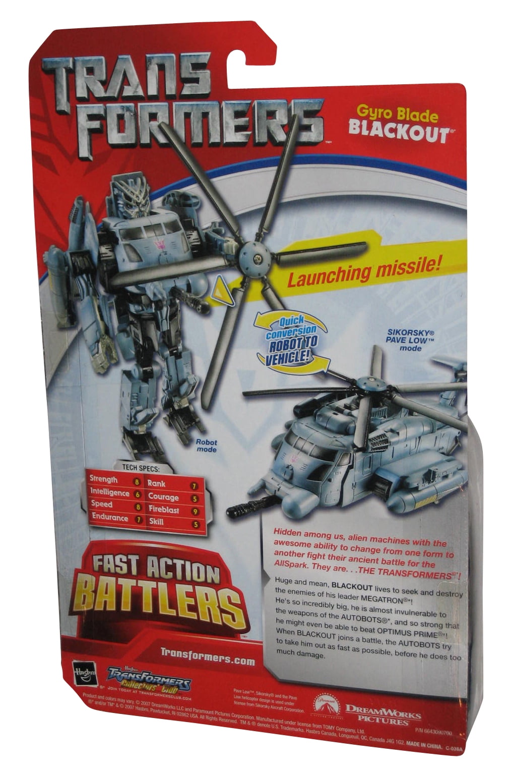 Blackout Transformers G1