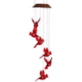 Wind Chimes for Outdoors, 30" Solar Cardinal Women Mother's Day ...