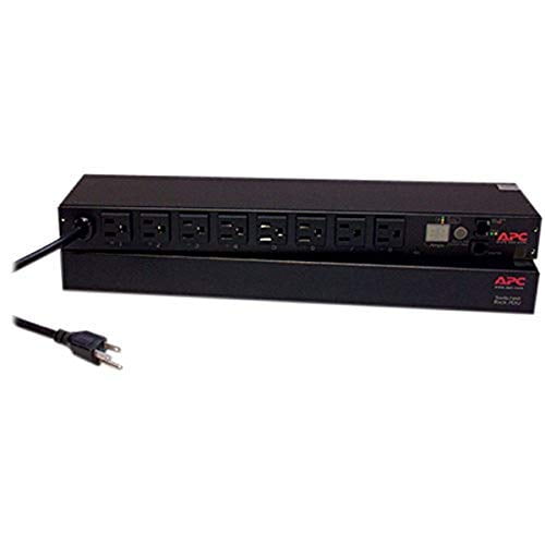 APC Rack Mount PDU, Switched Rack 120V/15A, (8) Outlets, 1U Horizontal ...