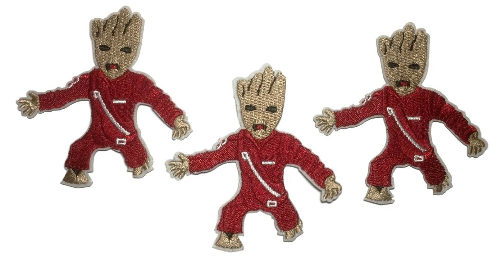 Guardians Of The Galaxy Groot Character 4" Tall Iron On Patch Set of 3 ...
