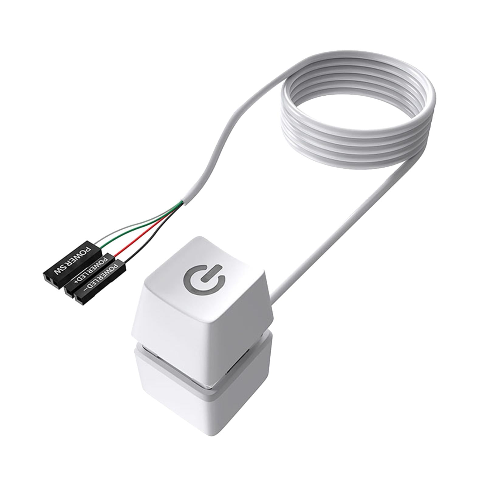Interruptor de computadora de escritorio, placa base de PC, Cable de ...
