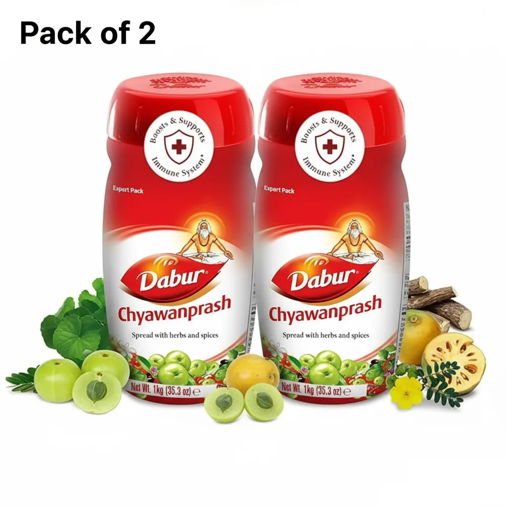 Click here for Dabur Chyawanprash - Pack Of 2 - 1kg Each - Ayurve... prices