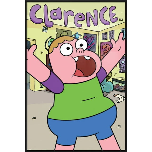 Clarence - Framed TV Show Poster / Print (Bedroom) (Size: 24" x 36 ...