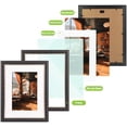, 12X16 Ornate Finish Photo Frame with White Mat for 8X12 Picture ...