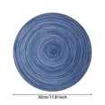 6 Pcs Round Braided Placemats, Circle Place Mats Kitchen Table Mats for ...