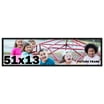 50x20 Frame Black Solid Wood Picture Frame | 0.75 Inch Moulding Width ...