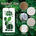 1Set 12Pcs 12 Styles PET Hollow Out Drawing Painting Stencils for DIY ...