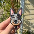 Blue Heeler Cattle Dog Badge Reel ID holder: Gift for Dog Lovers ...