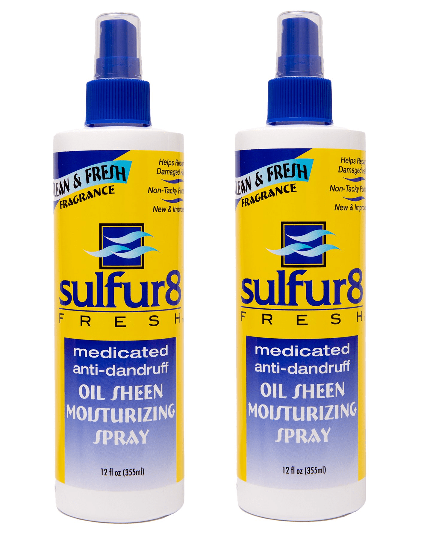 Sulfur8 Medicated Anti-Dandruff Oil Sheen Moisturizing Spray, Net.Wt 12 ...