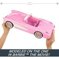 Hot Wheels RC Barbie Corvette Movie Vehicle, Battery-Operated Remote ...