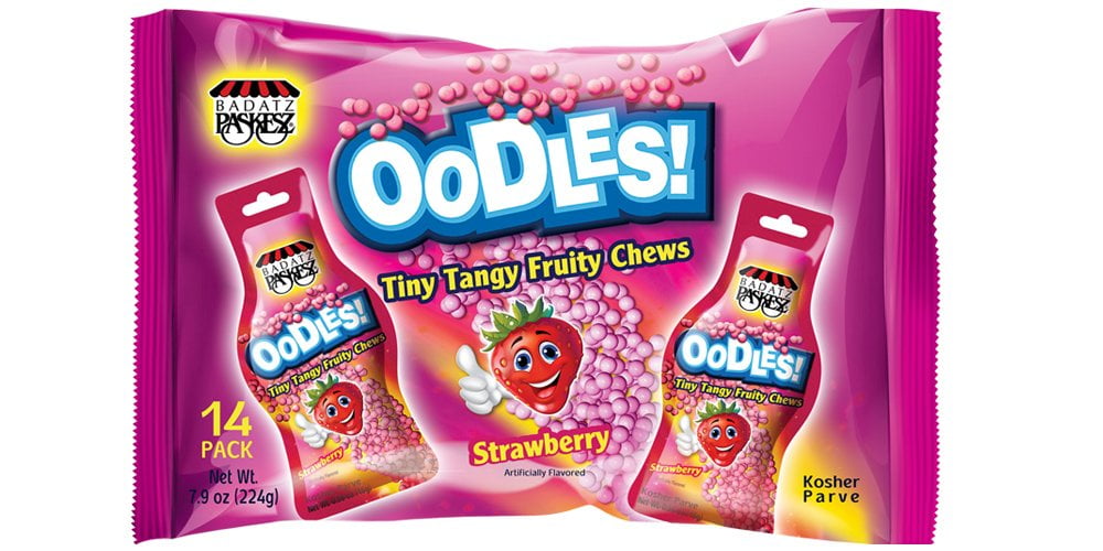 Only Kosher Candy Strawberry Flavored Tiny Tangy Fruity Chews Family ...