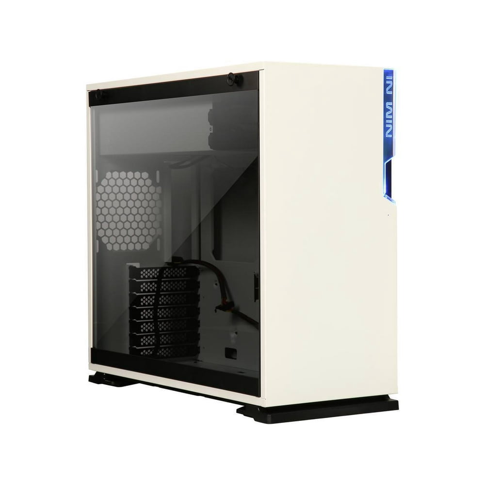 IN WIN 101 White , Tempered Glass ATX Mid Tower Computer Case - Walmart ...