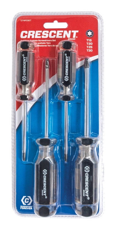 Crescent 4 Piece Torx Screwdriver Set - Walmart.com