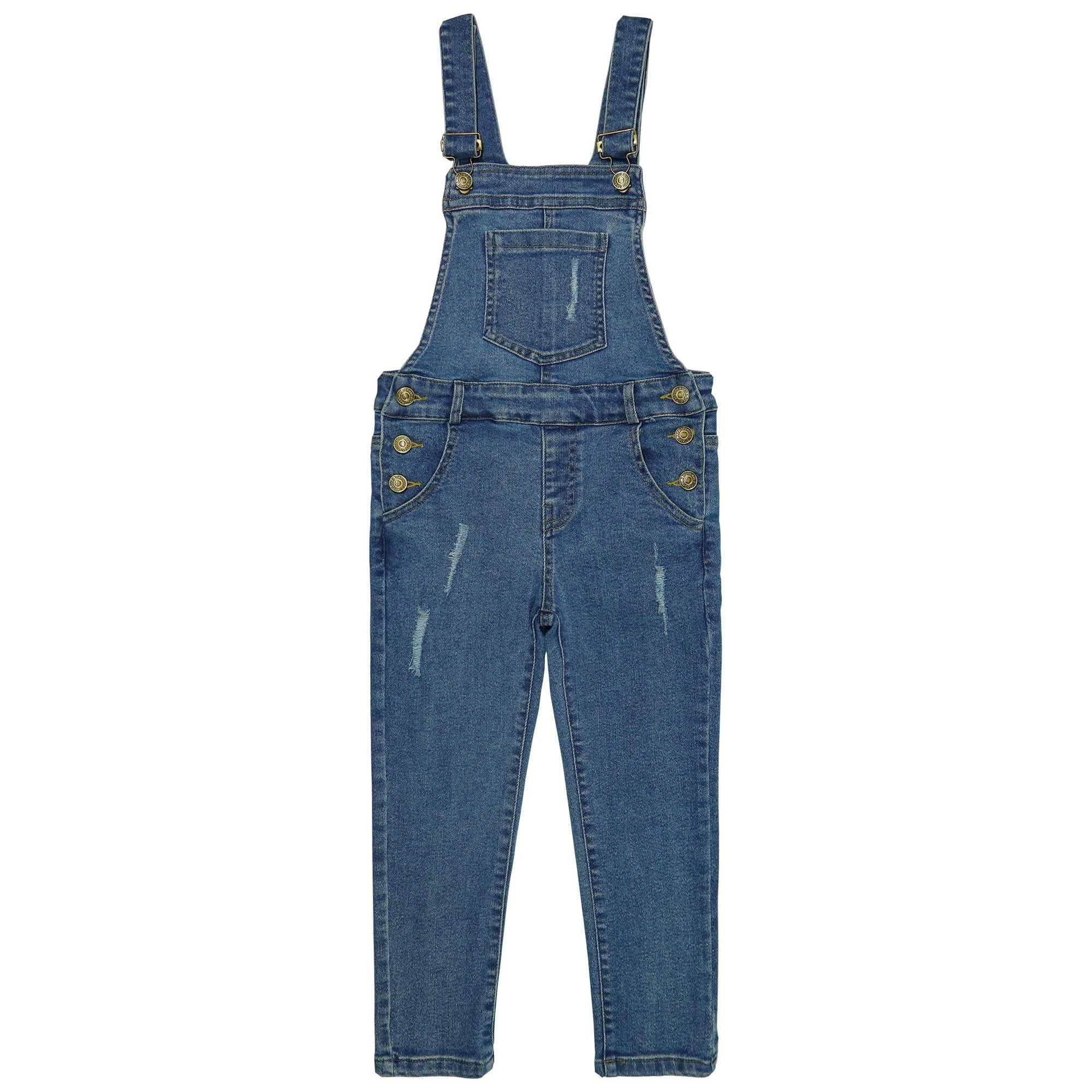 Click here for Kidscool Space Big Girls Jeans Overalls ripped Big... prices