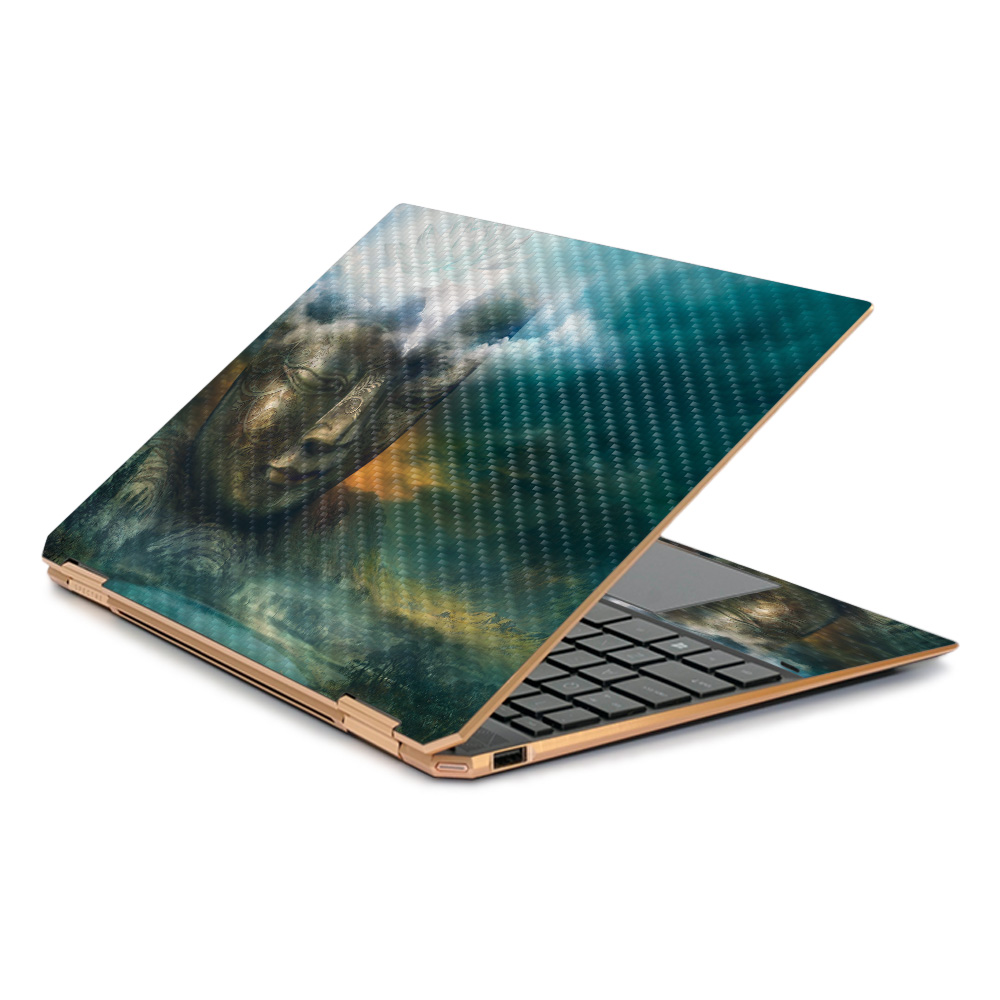 Carbon Fiber Skin Decal Wrap Compatible With HP Spectre x360 13.3" Gem ...