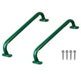 Green Metal Safety Grab Handles Set, Kids Outdoor Play House Hand Grip ...