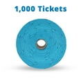 INDIANA TICKET CO. Double Roll Raffle Tickets Blue 1,000 Tickets ...