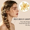 16 count Small Hair Clips for Women, Cute Mini Floral Claw Clips for ...