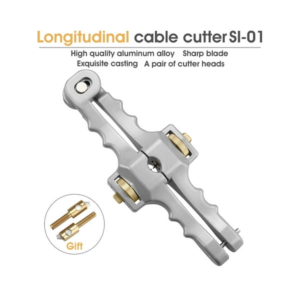 Si-01 Optic Cable Stripper Longitudinal Cable Cutter 10-25mm Peeler ...