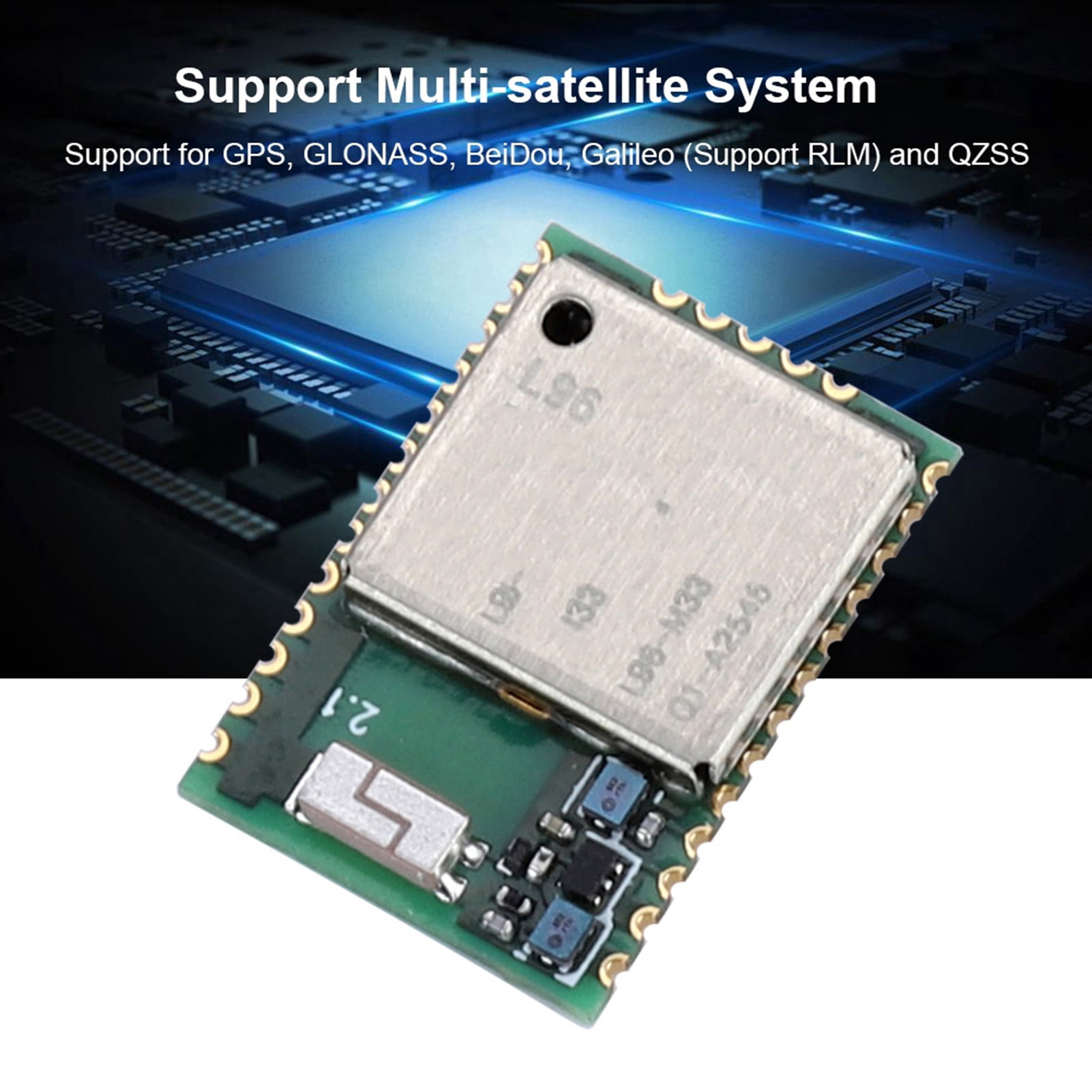 Módulo GPS, Multisatélite Módulo GPS GNSS Soporte De Bajo Consumo De Energía DGPS SBAS | Walmart ...