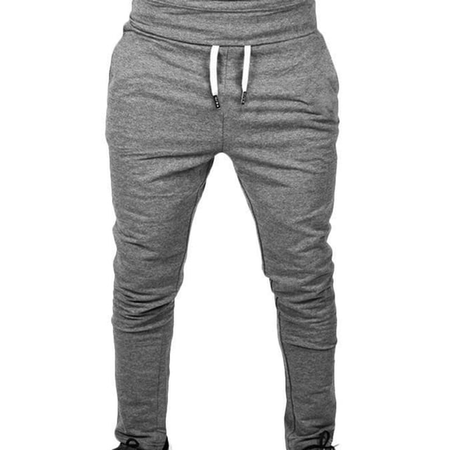 Men's Slim Fit Sweatpants Gym Fitness Exersise Joggers Sportswear ...