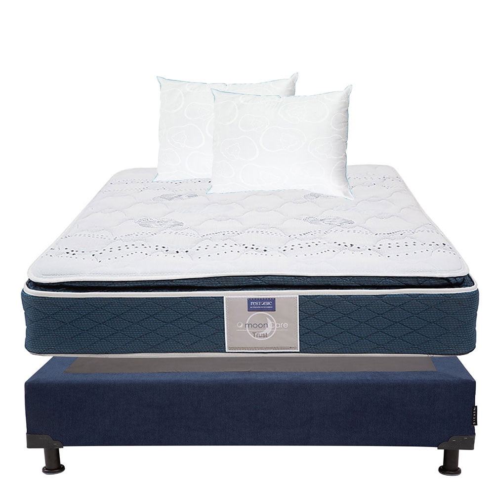 Colchón Queen Size Trust+Box+2 Almohadas Oso | Walmart en línea