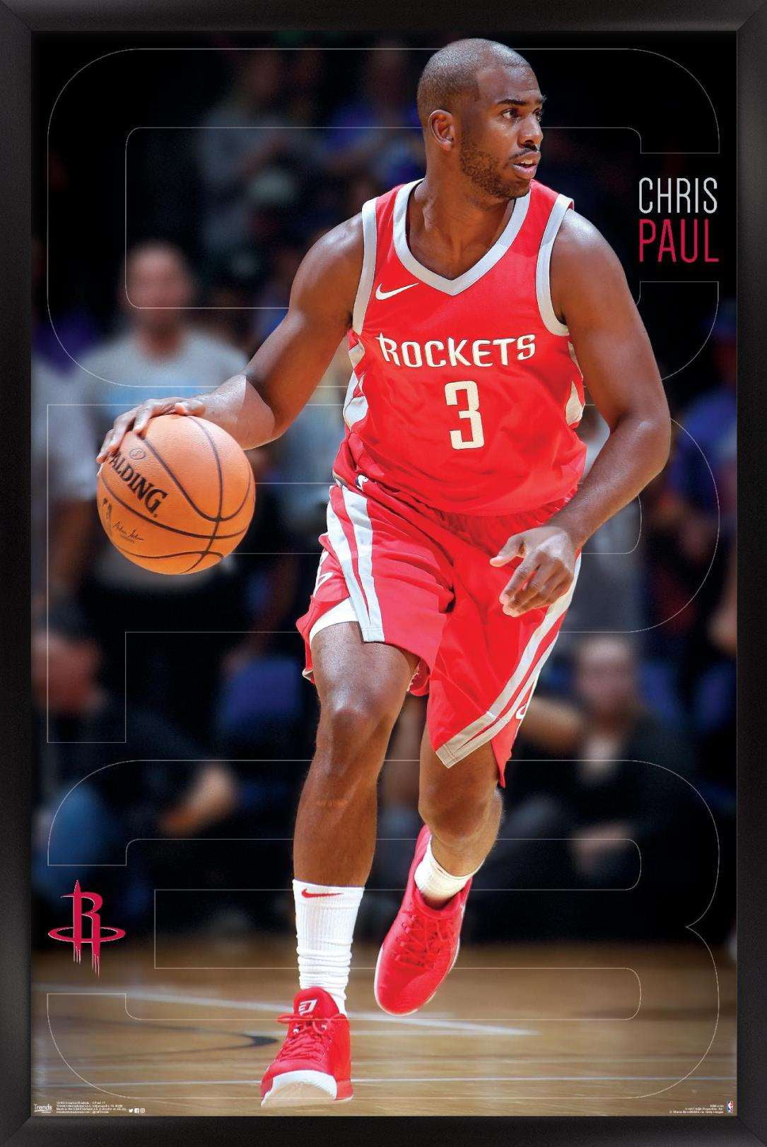 NBA Houston Rockets - Chris Paul 17 Poster - Walmart.com - Walmart.com