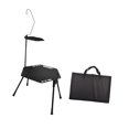 Camping Table Hanging Hole Upgrade Foldable Desk for Backyard Camping ...