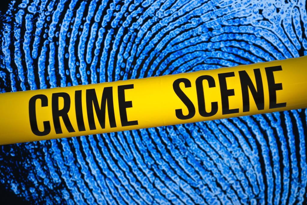 Crime Scene Tape Fingerprint Background Art Print Cool Huge Large Giant ...
