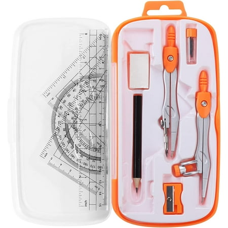 Lepai Math Geometry Kit Sets 10 Student Supplies with Unbreakable ...