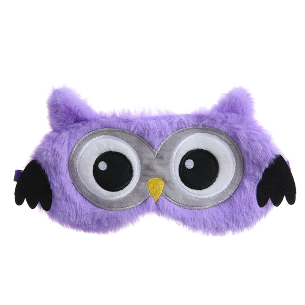 dailooas Children Cute Cartoon Eye Mask Plush Bird Sleep Eyeshade Cover ...