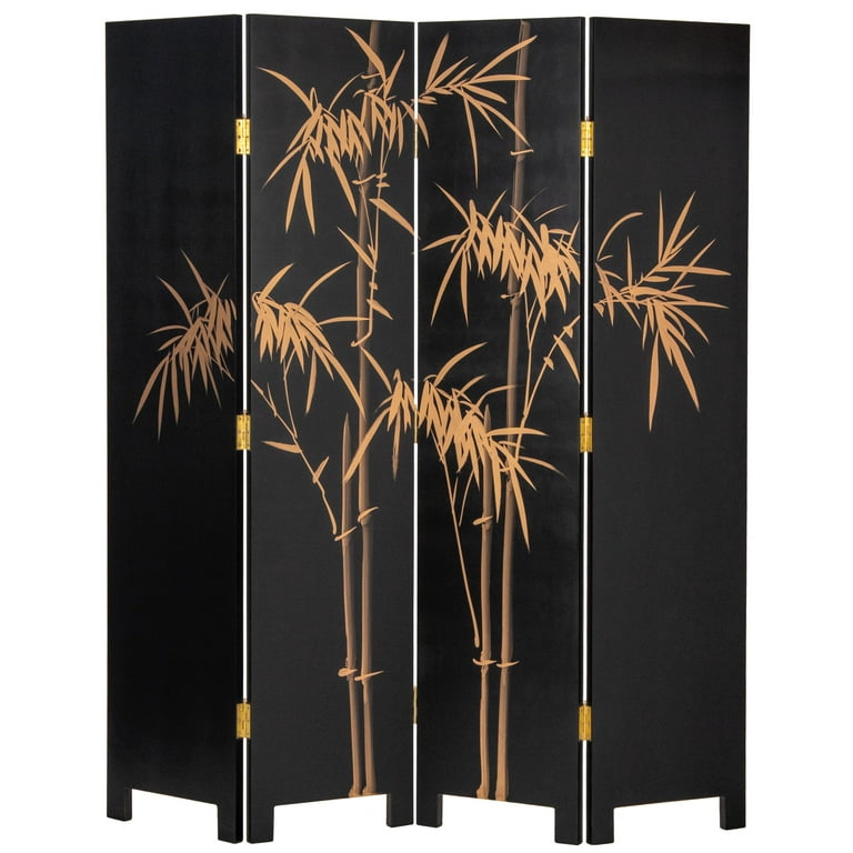 Oriental Furniture 6 ft. Tall Lacquer Birds and Flowers Room Oriental Furniture 6 ft. Tall Lacquer Birds and Flowers Room
