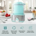 Nostalgia Electric Ice Cream Maker with 2 qt Double Insulated Gel ...