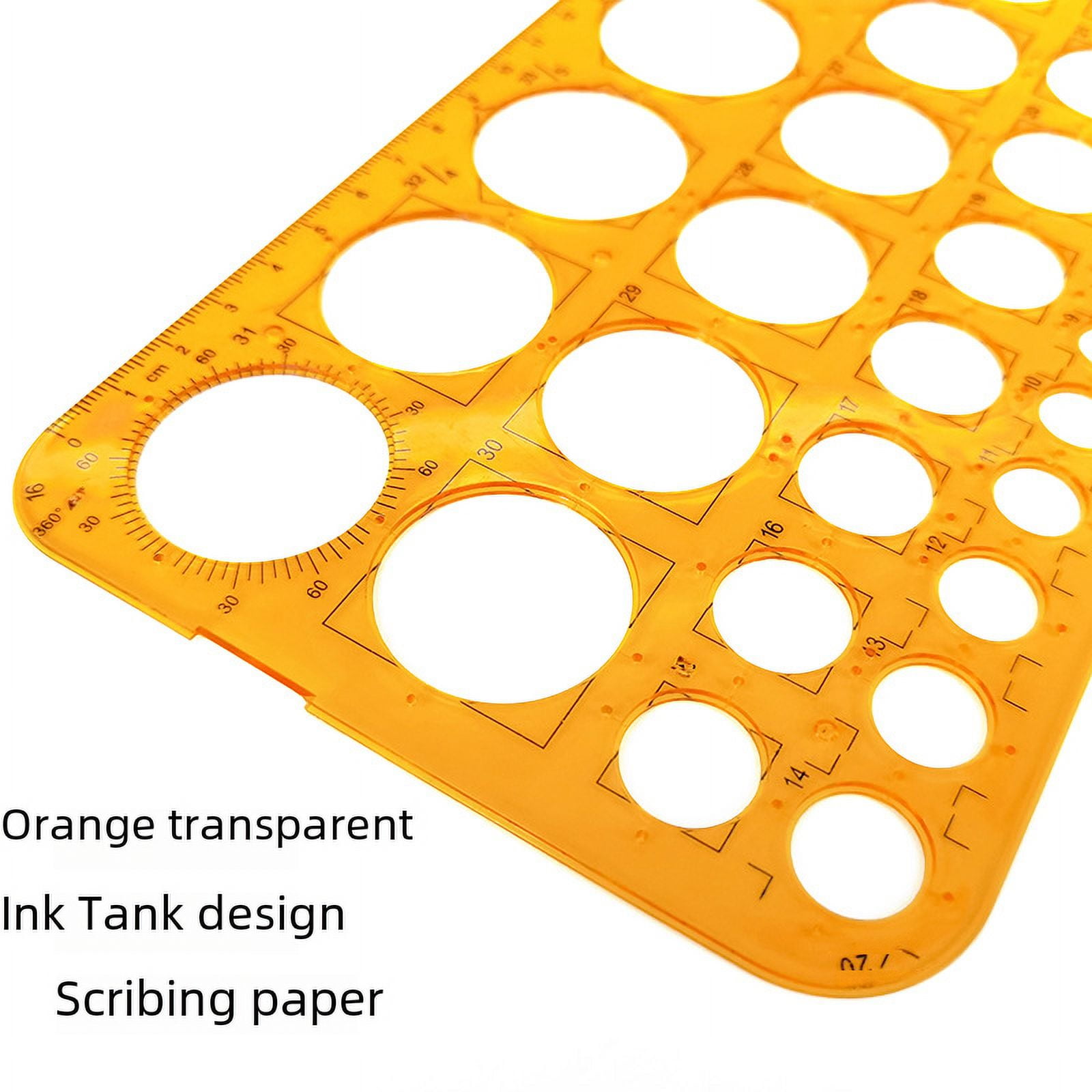 Plantilla de dibujo, plantilla de dibujo, regla redonda, regla de ...