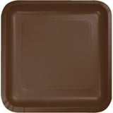 Chocolate Brown Dessert Plates, 18 pk - Walmart.com