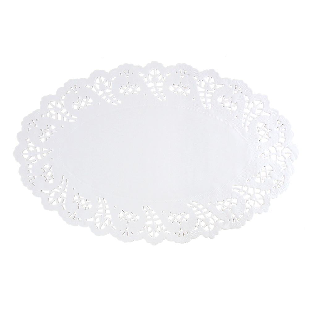 White Oval Lace Doilies, 12-1/2-Inch, 20-Count - Walmart.com