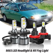 For 2009-2014 Nissan Murano LED Headlight High Low Beam Fog Light Bulbs ...