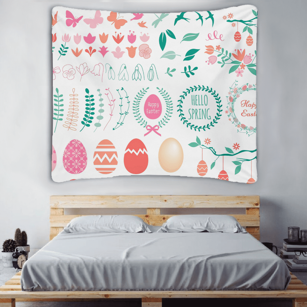 Easter Hanging Backdrops Prevalent Funny Cartoons Background Banner for ...