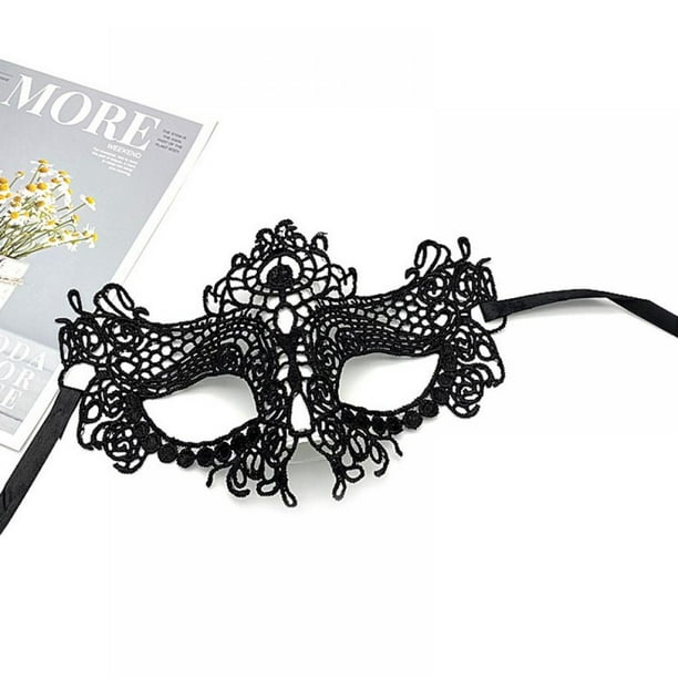 Black Lace Masquerade Mask Women Venetian Masks Lace Mask - Walmart.com