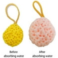 NOGIS Shower Sponge 3 pcs Bath Sponge Bath Brushes Sponges Scrubbers ...