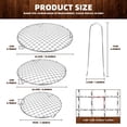 3 Round Stainless Steel Cooking Racks with Lifting Handle for Cooking ...