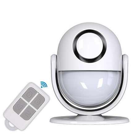 Indoor Motion Sensor Alarm With Siren, Remote Control Wireless Infrared ...