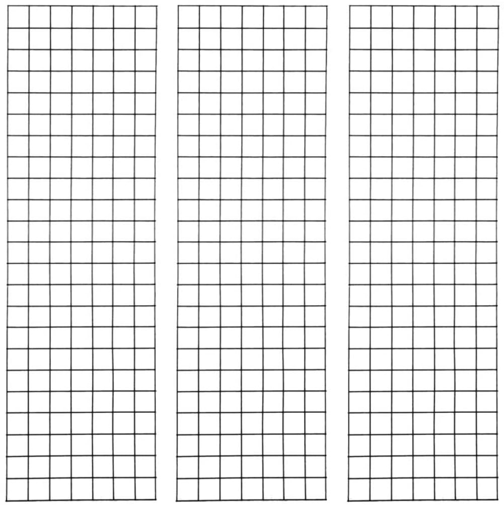 Buy Bonnlo 6 x 2 Wire Grid Panel for Retail Display Gridwall, Wire Grid ...