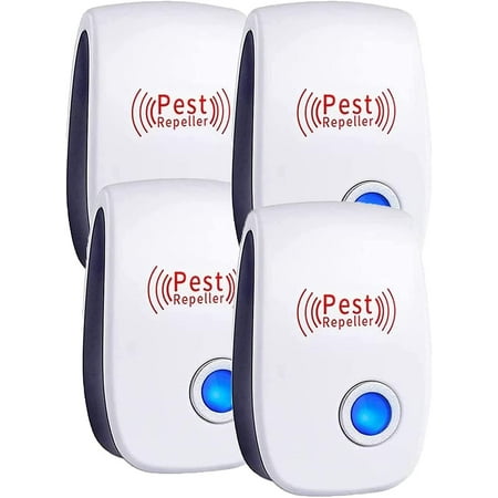 Ultrasonic Pest Repeller, 4 Pack Electronic Bug Repellent Plug In ...