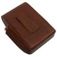 Cigarette Storage Organizer Genuine Leather Tobaccos Pouch Lighter ...