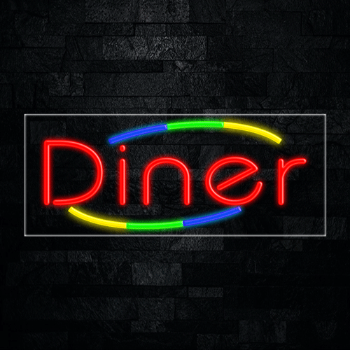 Diner-LED Neon Sign 30"L x 12"H #30782 - Walmart.com