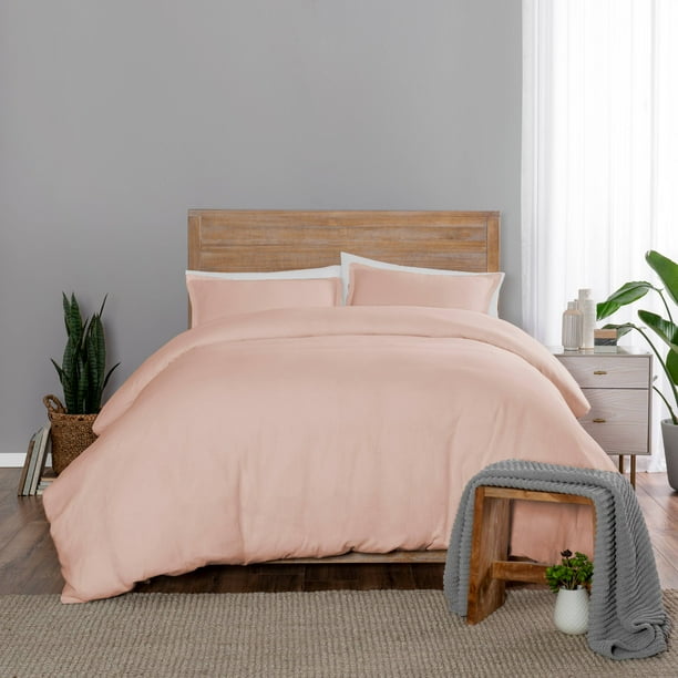 Vue Lark solid 3 piece Duvet Cover set - Walmart.com Vue Lark solid 3 piece Duvet Cover set - Walmart.com