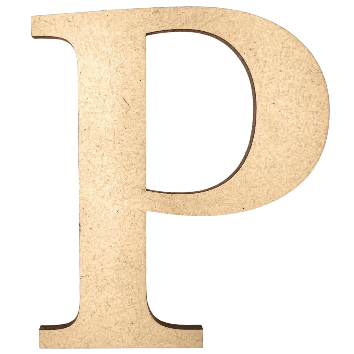 6" Tall MDF Letter P | 1/8" Thick | Krafty Supply Letters | Times ...