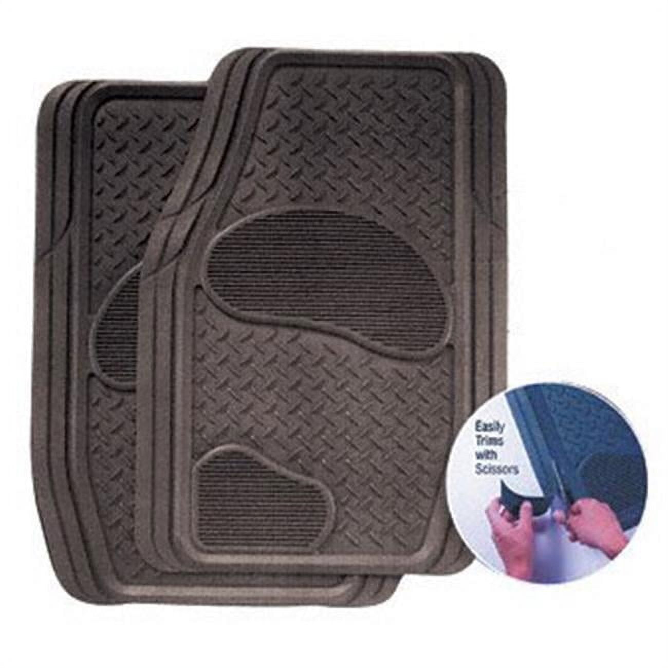 KRACO R210272 Floor Mats - Pick Up Truck Mats, 2 Piece, Black - Walmart.com